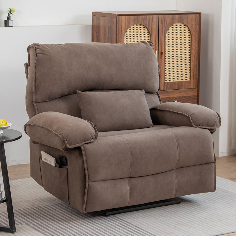 Latitude Run 49 Inch Oversized Manual Recliner For Big Tall Man 350Lbs Capacity With Massage Reviews Wayfair